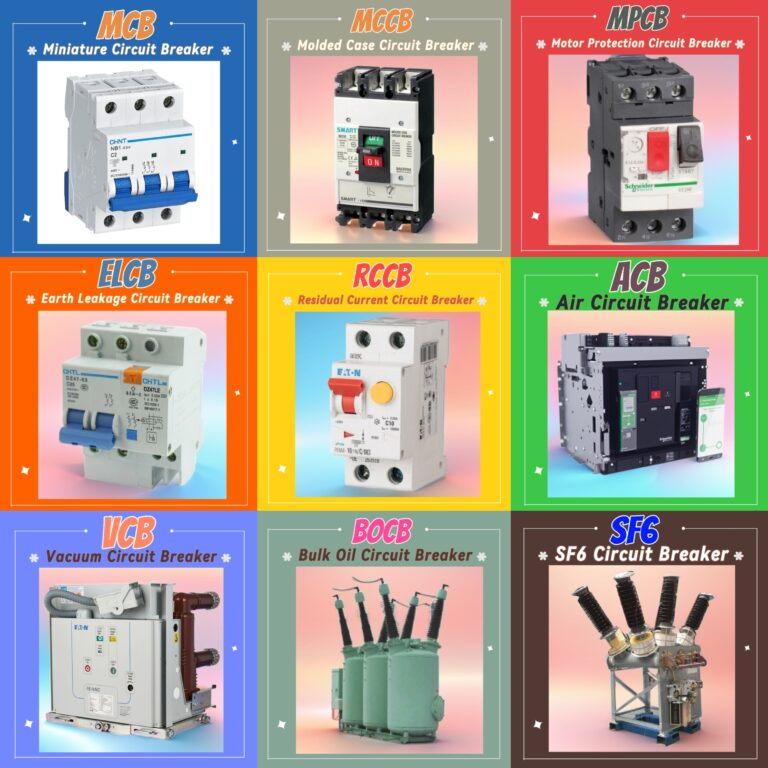 Circuit Breaker: Types, Working Principle, and Importance – WA Electronics